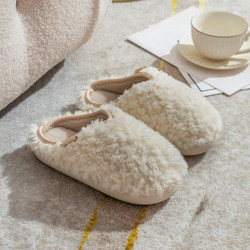 new design Home Slippers Soft Lightweight house Shoes Breathable Fluffy Plush Slippers For couple custom shoes