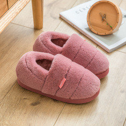 New style wholesale warm winter large size home house slippers shoes with thick non-slip soles for women and men