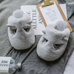 2021 Woman Slippers Lucky Cat Couple Cartoon Winter fluffy Cute Home Indoor Warmth house Shoes For ladies