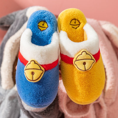 Ladies Cute Cozy Flat Shoes Plush Fur Customized Slip On Memory Foam Flat Shoes
