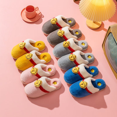 Ladies Cute Cozy Flat Shoes Plush Fur Customized Slip On Memory Foam Flat Shoes