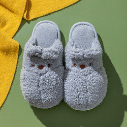 new style wholesale plush rabbit slippers Warm pink House shoes for woman fluffy cute cartoon animal slipper ladies shoes