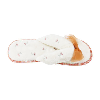 2020 women house Indoor Slippers Ladies Warm spring lovely Faux Fur flip flops custom flip flops