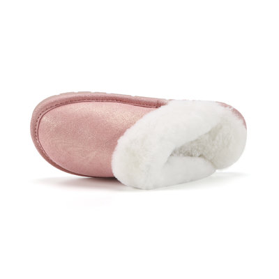 New Design Winter Sequin wool Slippers Pink Bling Bling Ladies house Indoor Slippers