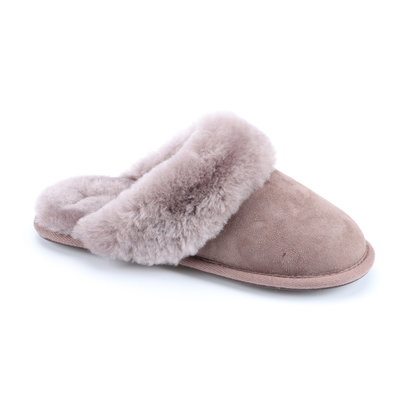 Women Home Flat Warm wool Shoes ladies Soft house Indoor Female Genuine leather Winter Slippers
