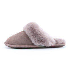 Women Home Flat Warm wool Shoes ladies Soft house Indoor Female Genuine leather Winter Slippers
