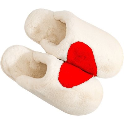 2021 new rabbit plush women slipper winter couple indoor thick-soled household cute pattern warm shoes female fur slippers