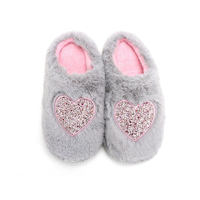 Hot Sale Fluffy Fur Winter Slippers house Indoor slippers Women Fashion Plush Slippers