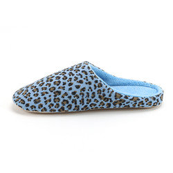 Leopard grain Slippers Women Winter New Warm Shoes Plush Soft house Indoor Anti-slip Floor Slippers