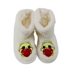 winter house indoor cute cat warm boots for children kids boots cartoon animal flat home slippers