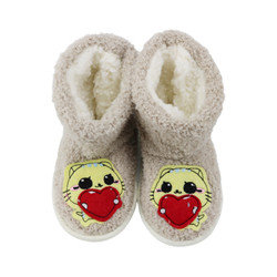 winter house indoor cute cat warm boots for children kids boots cartoon animal flat home slippers