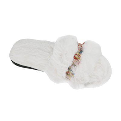 Women Shoes Women faux Fur Slippers  Home Slipper Lady Casual Flat Slipper  Platform Plush