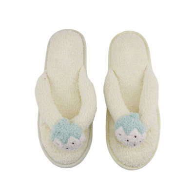 high quality Women Furry Slippers Ladies Cute strawberry Slippers Women  Winter Warm Slippers custom flip flops