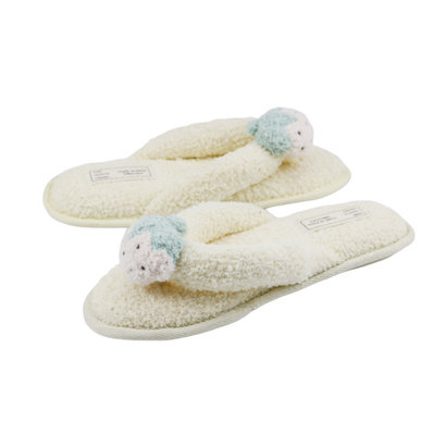 high quality Women Furry Slippers Ladies Cute strawberry Slippers Women  Winter Warm Slippers custom flip flops