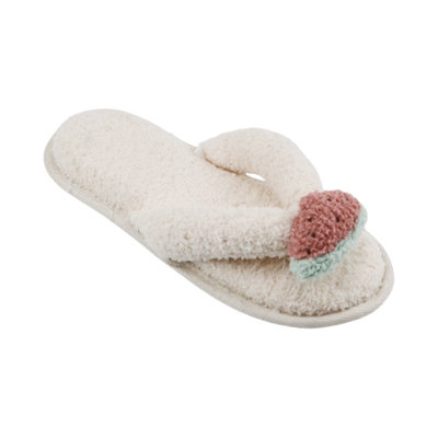 high quality Women Furry Slippers Ladies Cute strawberry Slippers Women  Winter Warm Slippers custom flip flops