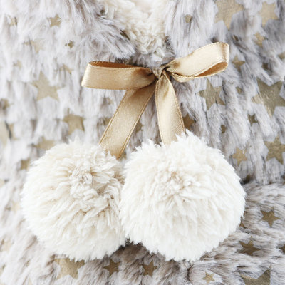 lovely star Slippers Plush Warm Home Boots Women Winter House Indoor Slippers