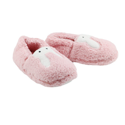 women plush cute rabbits slippers sherpa house indoor animals slippers