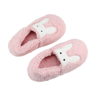 women plush cute rabbits slippers sherpa house indoor animals slippers