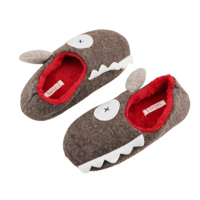 Home Slippers Female Cartoon dragron  Slippers  Women Cute Children Fur house Indoor Slippers