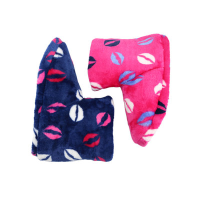 lip pattern supper soft home slipper boots winter warm boots