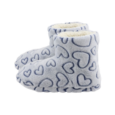 women soft and lovely flannel slipper boots warm winter slipper boots