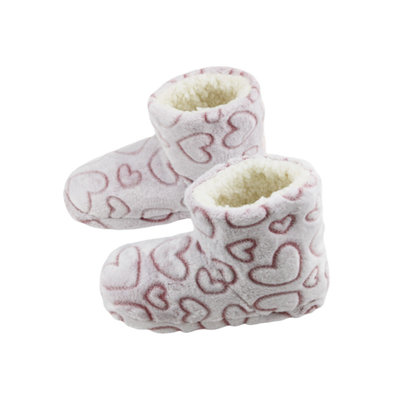 women soft and lovely flannel slipper boots warm winter slipper boots