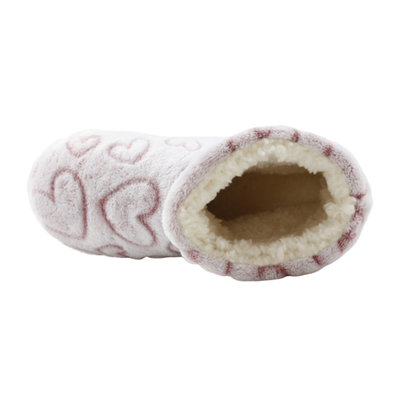 women soft and lovely flannel slipper boots warm winter slipper boots