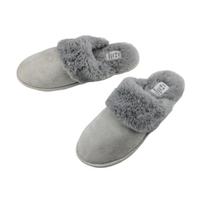 New fashion women winter house indoor slippers relax faux fur warm plush slippers