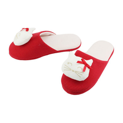 women comfort  closed toes non-slip house indoor shoes  memory foam slippers