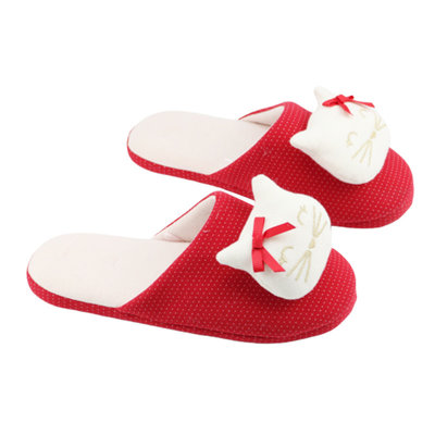 women comfort  closed toes non-slip house indoor shoes  memory foam slippers