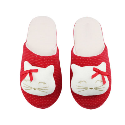 women comfort  closed toes non-slip house indoor shoes  memory foam slippers