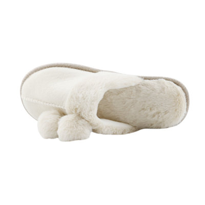 faux suede winter women slippers warm soft fur ball slippers indoor scuff