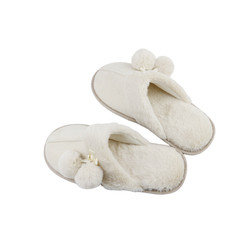 faux suede winter women slippers warm soft fur ball slippers indoor scuff