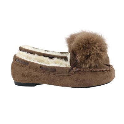 Cute Floor Soft Women Slippers Cotton Warm Winter Indoor House Faux Fur Women Home Shoes