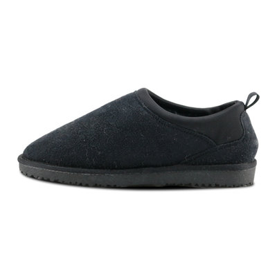 men Winter Warm Fluffy Slippers faux suede plush house indoor and outdoor slippers