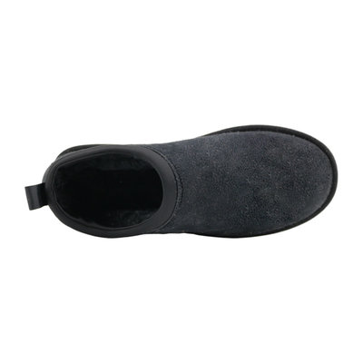 men Winter Warm Fluffy Slippers faux suede plush house indoor and outdoor slippers