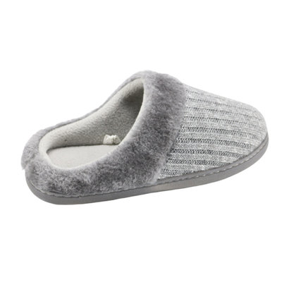 new Style Cotton pure color  women  Winter knitted fabric House indoor Slippers