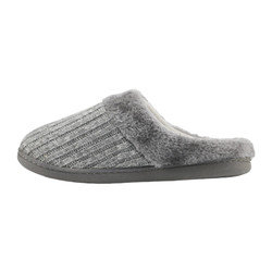 new Style Cotton pure color  women  Winter knitted fabric House indoor Slippers