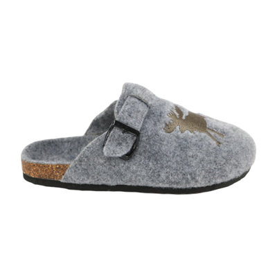 Ladies New Style Popular Soft Wooden Sole  slippers Women  Metal Buckles  Comfortable Casual Slippers