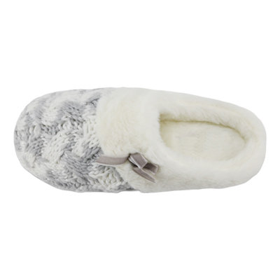 women skin-friendly knitted comfortable winter TPR sole home indoor slippers