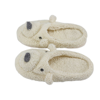 2020 high quality winter new women sherpa slippers ladies warm soft sole shoes