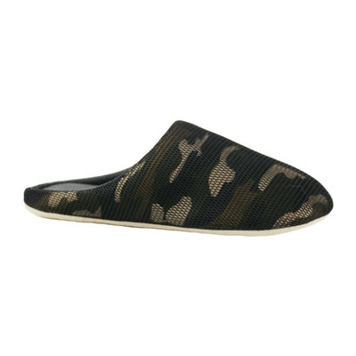 men camouflage soft soles house indoor slippers men casual mesh breathable slipper