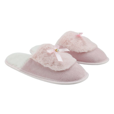 New fashion women winter indoor relax faux fur slippers warm trendy plush slippers