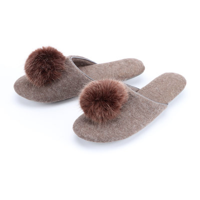 Autumn Winter Warm Ladies House Slipper Knitted Cozy Slip On Memory Foam