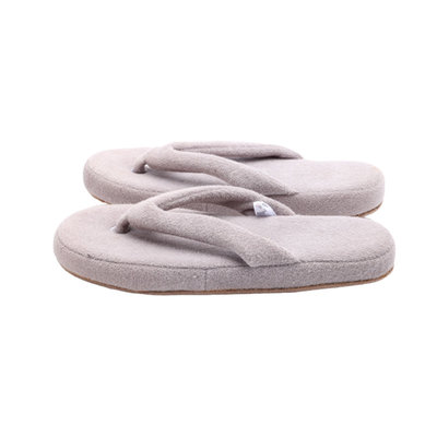new design contracted grey house indoor slippers soft soles men pure color flip flops