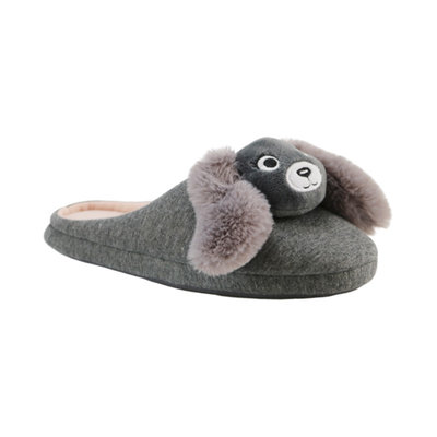Cute Dog Soft  Women Slipper Shoes Spring  Home Indoor  Breathable