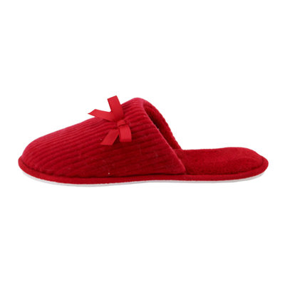 Plush Upper Material Comfortable Women Slippers Red Spring Indoor Soft