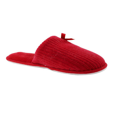 Plush Upper Material Comfortable Women Slippers Red Spring Indoor Soft