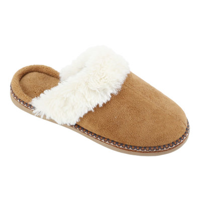 Classic men winter house indoor slippers cheap plush slippers fluffy faux fur slippers