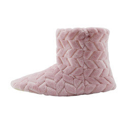 Warm Winter Faux Fur Lined Indoor Slipper Female House Indoor Slipper Boot